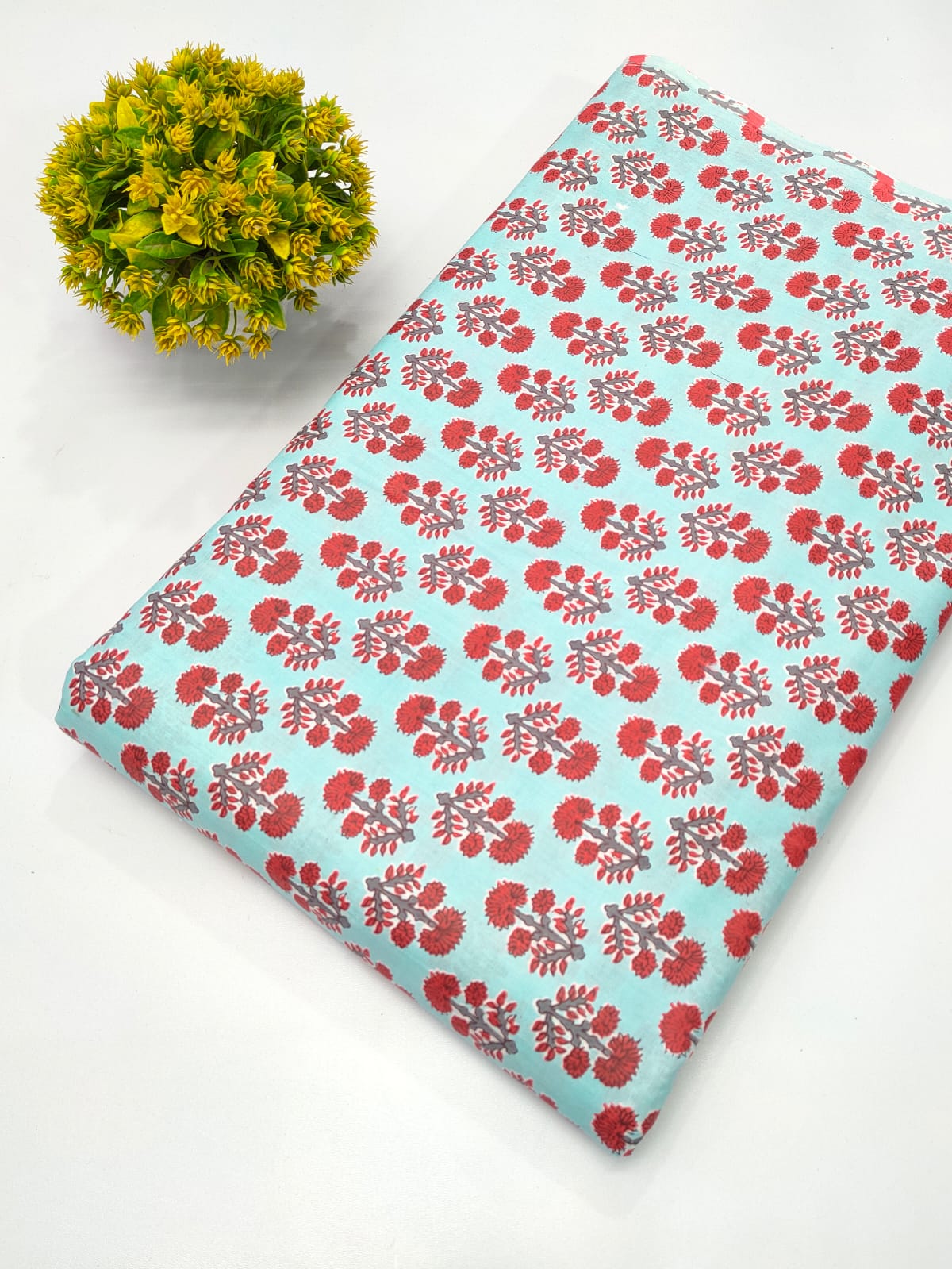 Pure Cotton Screen Printed Fabric - JBRTHE10 – Jaipur Bazar