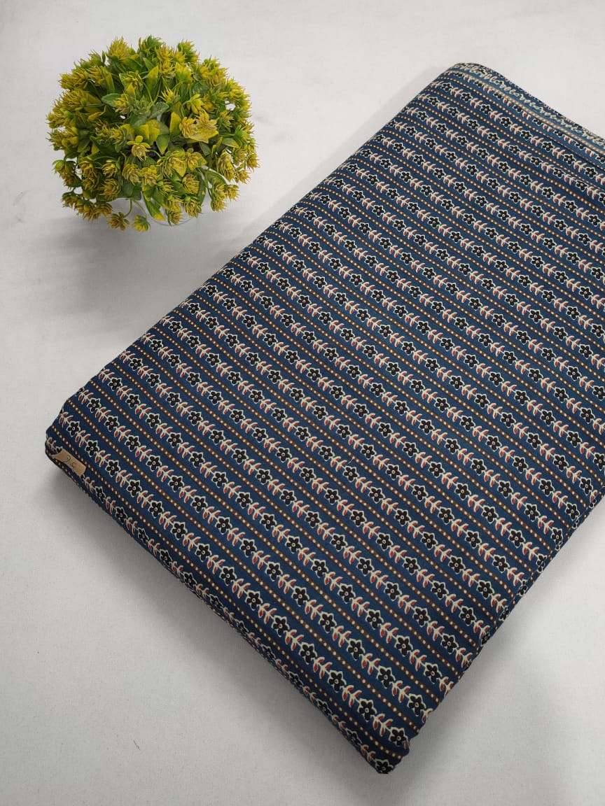 Pure Cotton Screen Print Fabric - JBRJFD58 – Jaipur Bazar