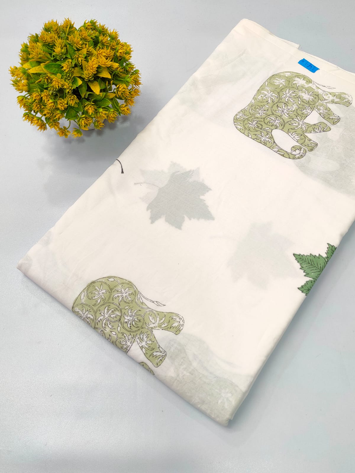 Boota Print Cotton Hand Block Fabric - JBRWKBM9 – Jaipur Bazar