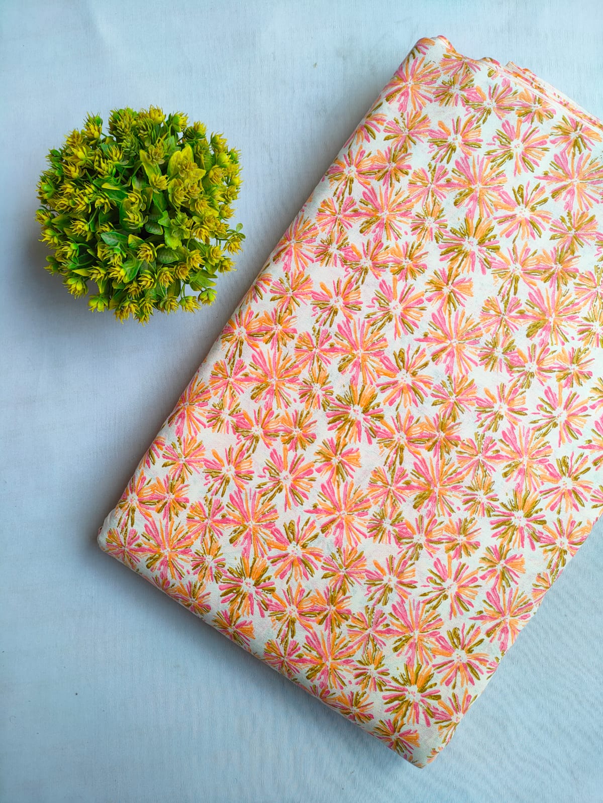 Screen Print Cotton Fabric - JBRLPSB21 – Jaipur Bazar