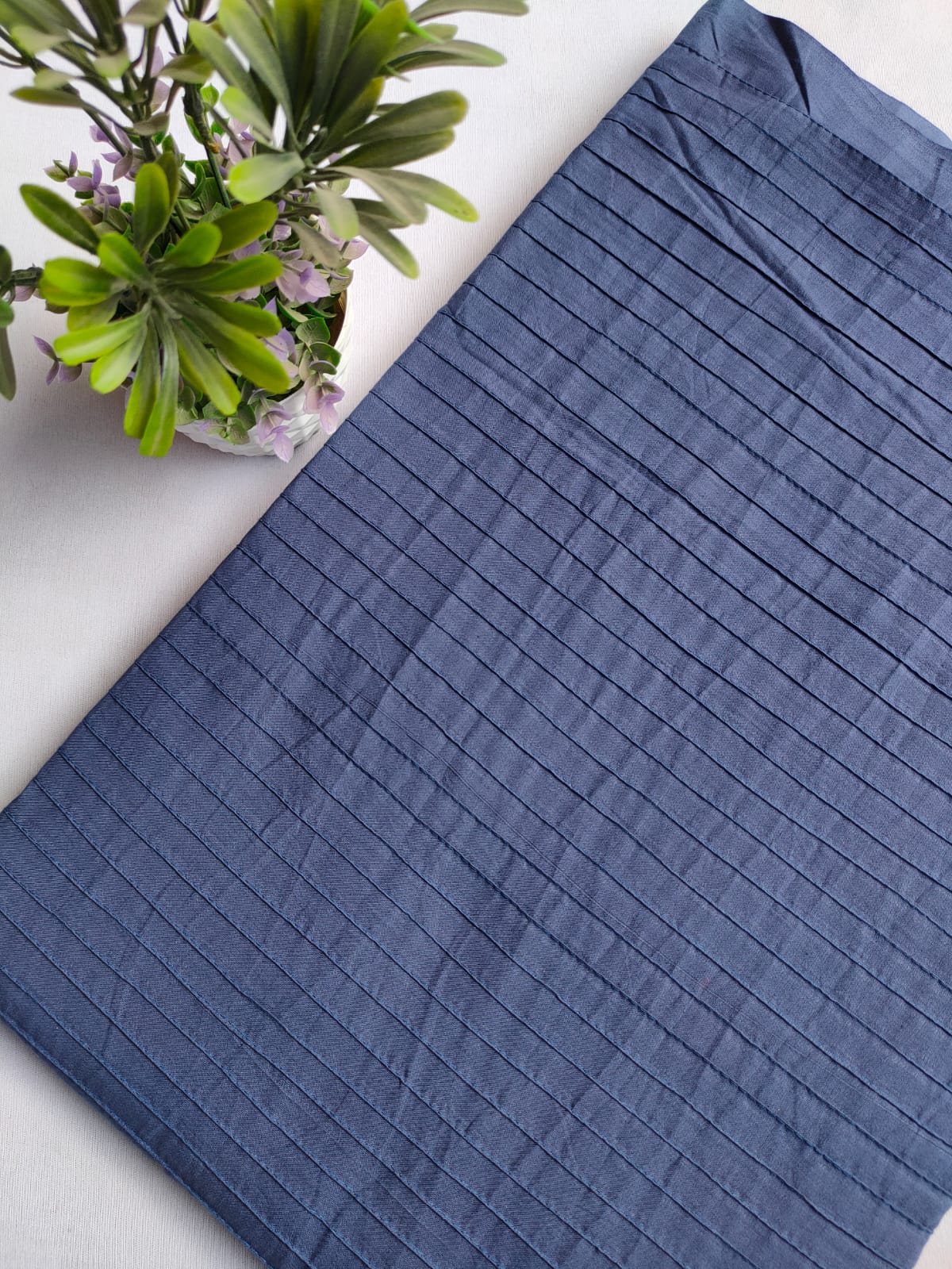 Pin Tucks Pure Cotton Fabric - JBRPT80 – Jaipur Bazar